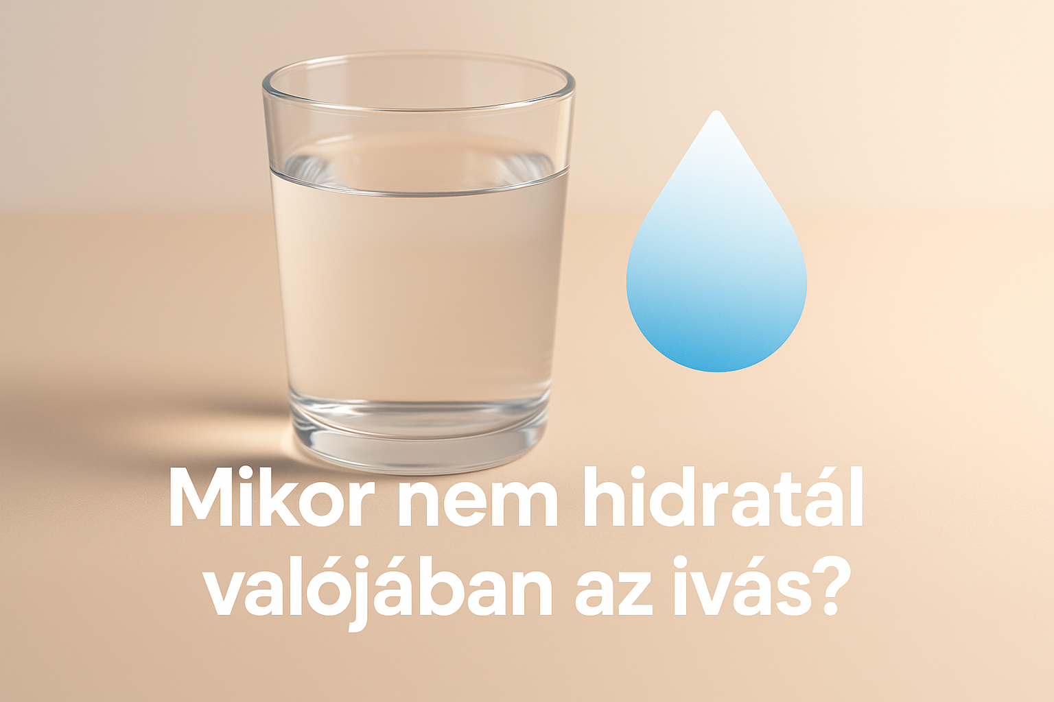 Mikor nem hidratál valójában az ivás? | Sokaigelek